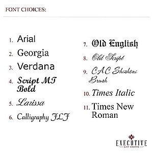 Personalized Flip Over Wooden Pen Stand & Pen - Custom Engraved Wooden Pen and Holder - Executive Gift Shoppe