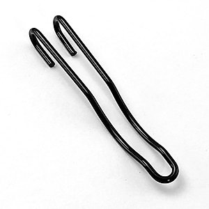 Black Deep Carry Wire Pocket Clip For Spyderco US SHIPPING, Spyderco Replacement Clip, Stainless Steel