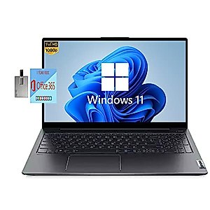 Lenovo 2022 IdeaPad 1 15.6" FHD Laptop, Intel Pentium Silver N6000 Processor, 8GB RAM, 256GB PCIe SSD, 720P HD Webcam, Dolby Audio, Blue, 1 Year Office, Win 11, 32GB Snowbell USB Card