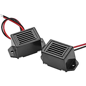 BNYZWOT Mini Buzzers with Leads Mechanical Buzzer 3V 400Hz Morse Code Mechanical Electronic Components 10Pcs