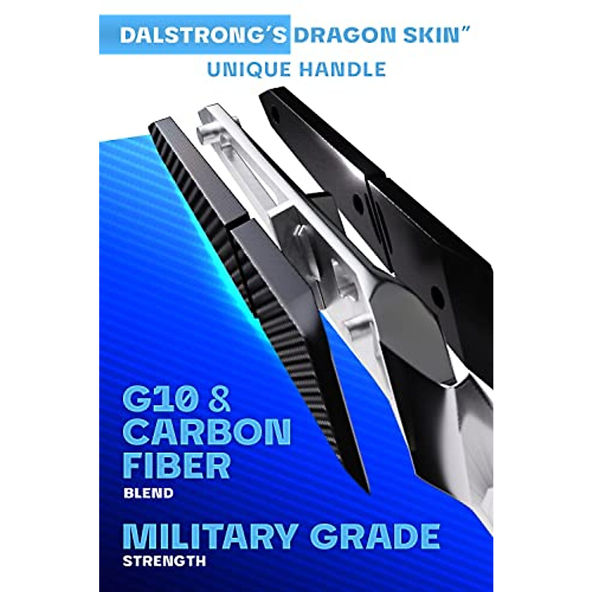 Dalstrong Boning Knife - 6 inch - Quantum 1 Series - Ultra-Sharp - American Forged BD1N-VX Hyper Steel - Carbon Fibre G10 Hybrid Handle - Premium Kitchen Knife - Leather Sheath