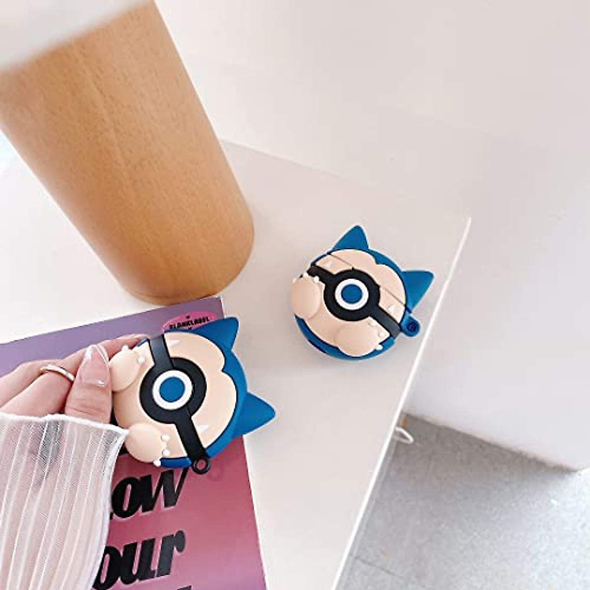 Airpods Pro Case Cover,3D Cute Cartoon Anime Funny for Kids Girls Teens Boys Cover, Soft Silicone Fashion Character Design Airpod Pro Cases