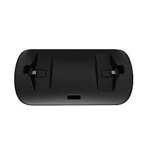 NUHFUFA Double Seat Gaming Handle Charging Stand, PS5 VR Handle Charger with Display Light/Contact Conversion Port VR Handle Grip Accessories(White)