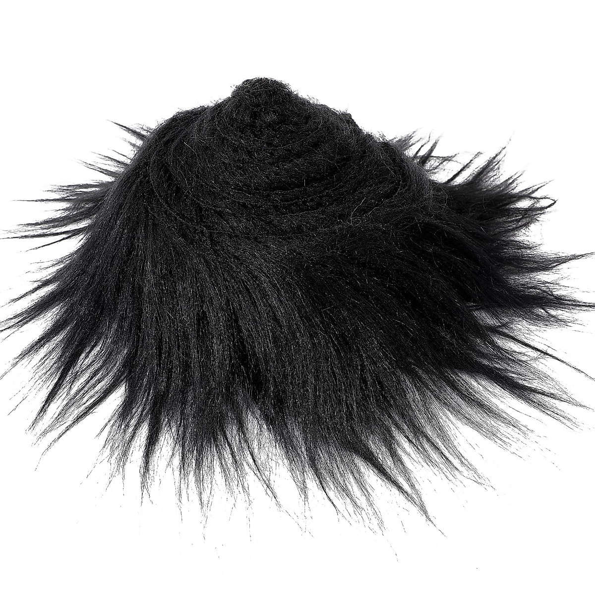 QKURT 2 Pieces Fluffy Fuzzy Faux Fur, Furry Fur Fabric Cutting Rolls Colorful Shaggy Plush Faux Fur Fabric Fluffy Fuzzy Craft Fur for DIY Craft Cosplay Costume Clothing Decoration