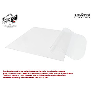 YelloPro Custom Fit Door Handle Cup 3M Scotchgard Anti Scratch Clear Paint Protector Film Cover Self Healing PPF Guard Kit for 2020 2021 2022 2023 Lincoln Corsair Standard, Reserve SUV