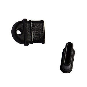 ColorYourLife 20 Pcs Anti Dust Plugs Covers for USB C Compatible with Samsung S21, S20, S10, S9, Notes, for Pixel, Laptops, Tablets, Smart Phones and Microfiber Cleaning Cloth