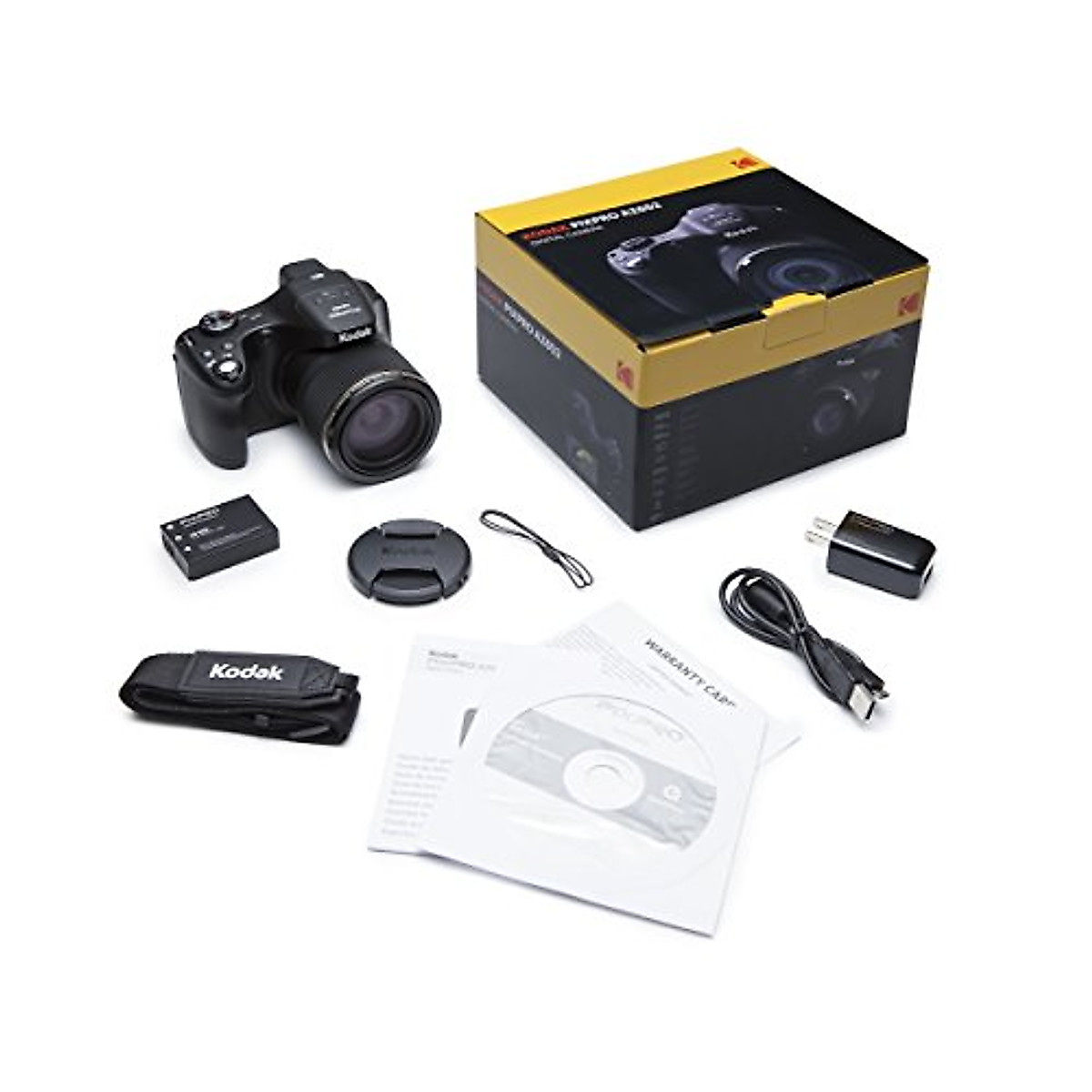 Kodak PIXPRO Astro Zoom AZ652-BK 20MP Digital Camera with 65X Optical Zoom and 3" LCD (Black)