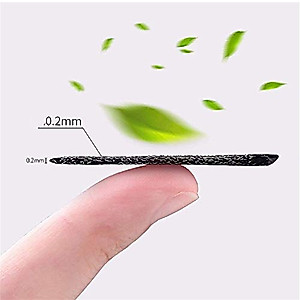 XJXJ Anti-sweat Finger Set Game Finger Set Half Finger Set Touch Screen Game Anti-hand Sweat Ultra-thin Non-slip Gloves Professional Game Finger Sets rheumatoid arthritis gloves (Color : Black)