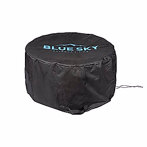 Blue Sky Outdoor Living PC2416 Cover Fire Pit, Black