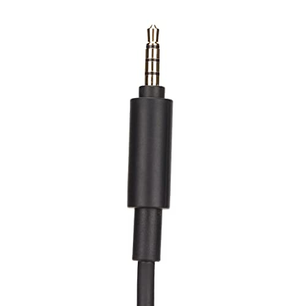 Zyyini Headphone Audio Cable for MMX 300 2nd Gen, 3.5mm with Wire Control Twisted Pair Replacement Headphone Cord, Support Volume Adjustment, Switch Songs Headset Cable Black, 1.3m/4.3ft