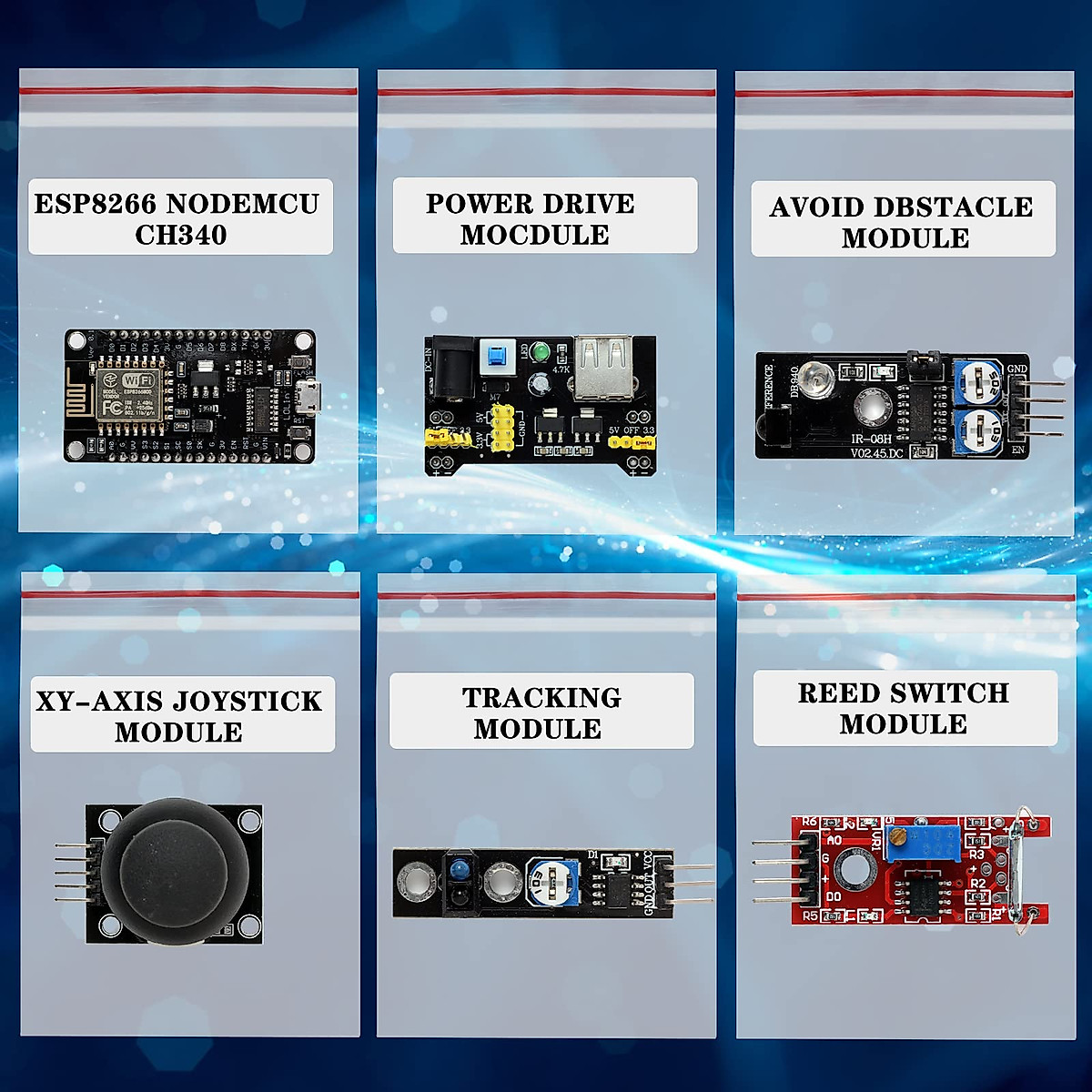 MOKunKung 37 in1 Sensor Kit Individually Packaged Sensors Modules Starter Set for Arduino Raspberry pi R3 Mega2560