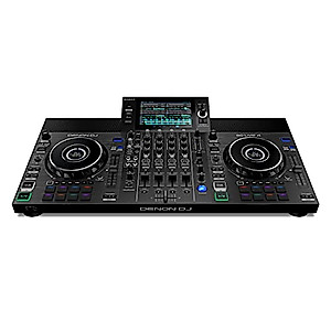 Denon DJ SC LIVE 4 - Standalone DJ Controller, 4-Channel Mixer, Amazon Music Unlimited Streaming, Wi-Fi, Speakers, Serato DJ & Virtual DJ Compatible