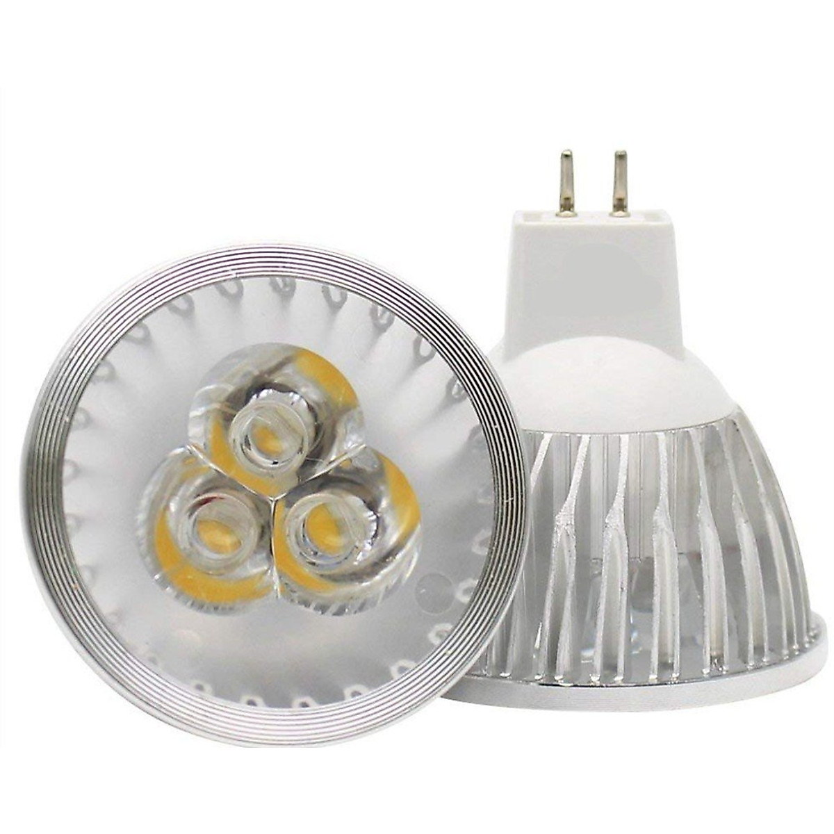 MR16 LED Bulbs MR16 3W LED Warm White Light Bulbs GU5.3 MR16 LED Bulbs 12V 3W LED Spotlight Bulbs for for Landscape Recessed Track Lighting,20W Halogen Equivalent,Pack of 10