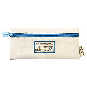Monolike Unmatched friends Pen Case, Ivory - Pencil Pouch, Portable Pencil Bag, Pencil Case, Office Pouch case