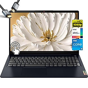 Lenovo IdeaPad 3i Laptop - 15.6" Full HD 1080p Touch Screen - Intel Core i5-1155G7-40GB Memory - 2TB SSD - Windows 11 Home - Abyss Blue – w/HDMI Cable