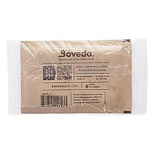 Boveda High-Absorbency 49% Two-Way Humidity Control Pack for Music Instruments in Extreme Humidity – Single – Size 40 – Prevents Warping & Cracking of Wooden Instruments – Individually Wrapped