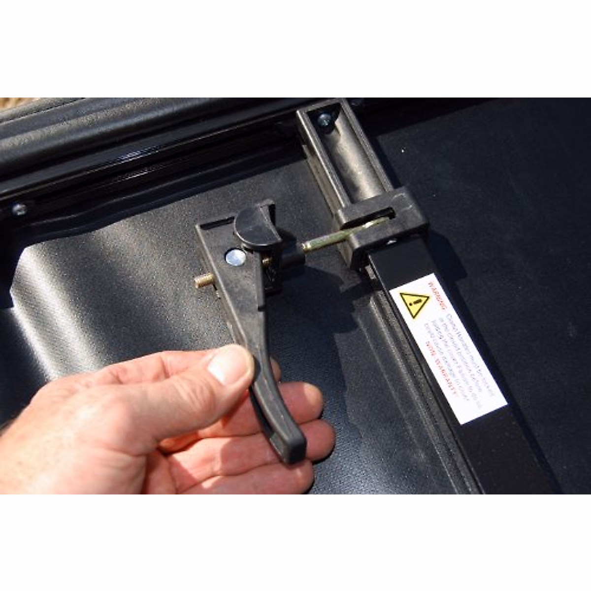 Tonno Pro Tonno Fold, Soft Folding Truck Bed Tonneau Cover | 42-400 | Fits 2017 - 2023 Nissan Titan (includes track sys. clamp kit) 5' 7" Bed (67.1")