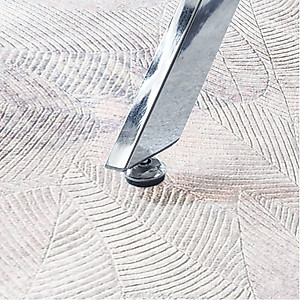 Round Dining Table,36" Glass Dining Room Table,Suitable for 2-4 People,Modern Circle Dining Room Table with Stainless Steel Legs & Glass Top,Small Kitchen Table for Living Room,Office