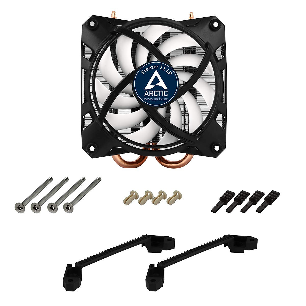 ARCTIC Freezer 11 LP - 100 Watts Intel CPU Cooler for Slim PC Cases, Intel LGA 1700, Ultra Quiet 100 mm PWM Fan, pre-Applied MX-4 Thermal Compound