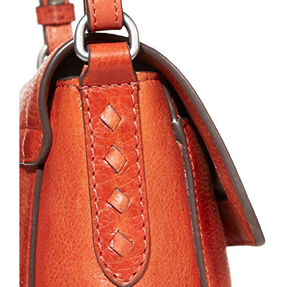 Frye Reed Flap Crossbody, Burnt Orange
