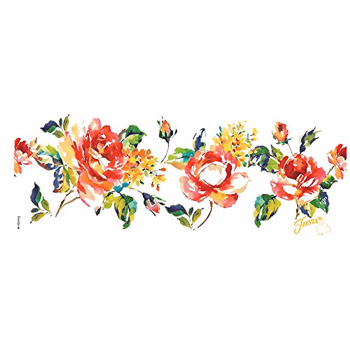 Tervis Plastic Made in USA Double Walled Fiesta Insulated Tumbler Cup Keeps Drinks Cold & Hot, 16oz Mug, Floral Bouquet