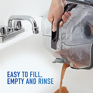 Hoover Power Scrub Deluxe Carpet Cleaner Machine, Upright Shampooer, FH50150, Red