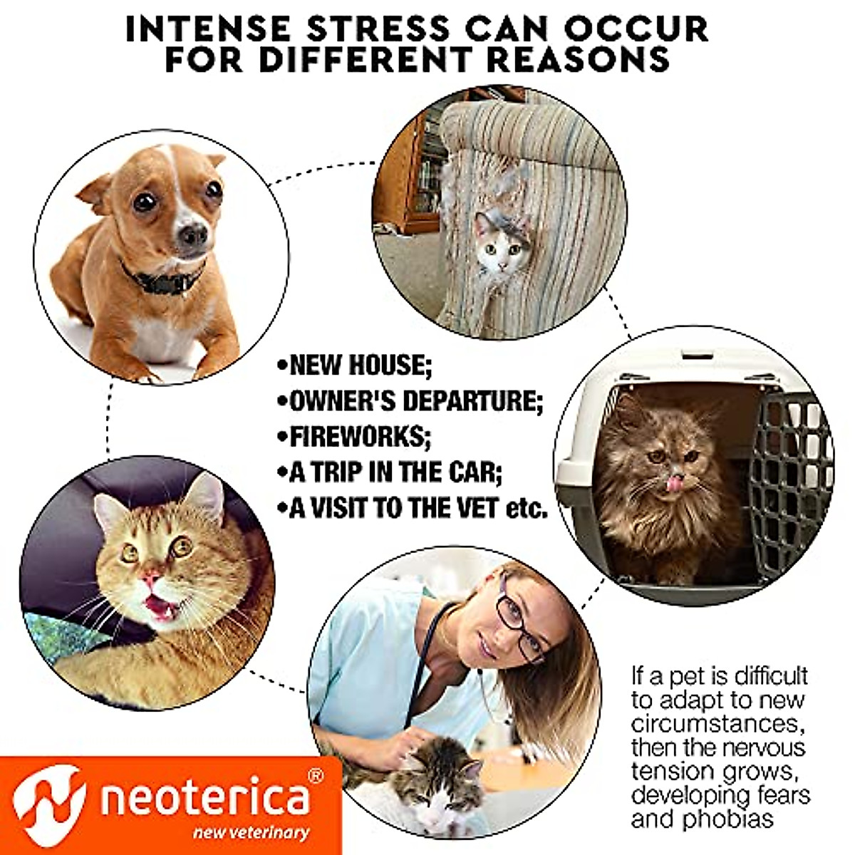 Beloved Pets Calming Pheromone Spray & Scratch Repellent for Cats - Reduce Scratching Furniture, Pee - During Travel, Fireworks, Thunder, Vet Zone - Helps to Relief Stress, Fighting, Hiding