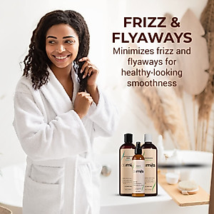 Damila Salt and Sulfate Free Shampoo & Conditioner, 16.9 fl oz & Leave In Conditioner, 8.11 fl oz Bundle