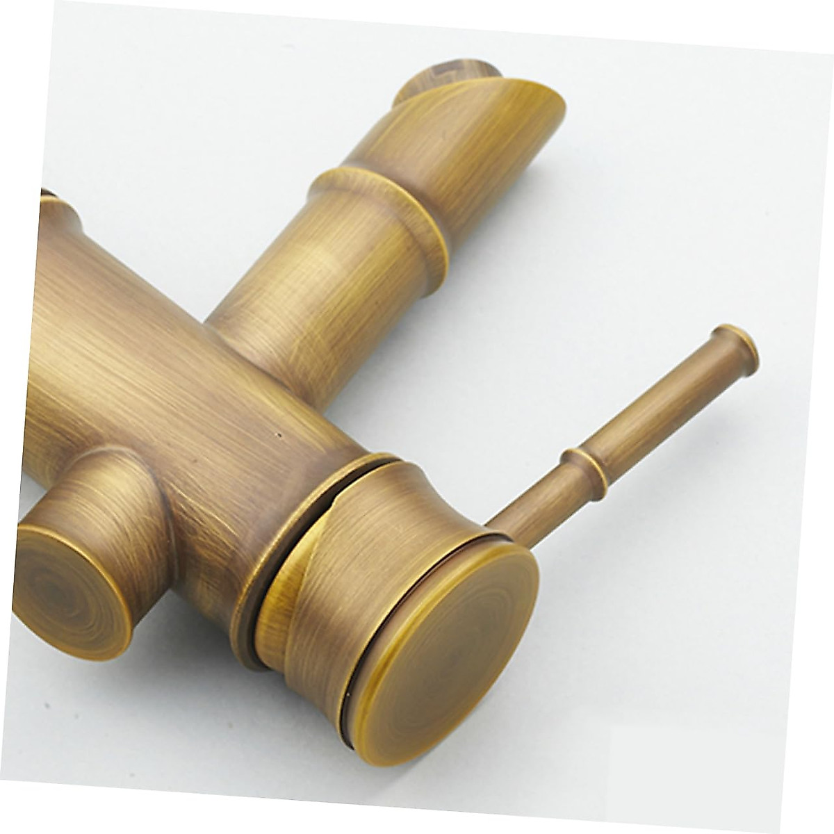 jojofuny 2 Pcs Bathroom Accessories Bathtub Kitchen Faucet Kitchen Sink Tap Bathroom Sink Faucet Bathroom Faucet Faucets for Bath Sinks Faucet for Kitchen Sink Water Tap All Bronze Sprayer