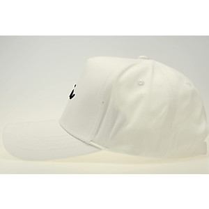 MUNULA Oversize XXL High Crown Baseball Cap Big Head Hats for Men Dad Hat Adjustable Plain Running Cap 23.6"-25.6" (White)