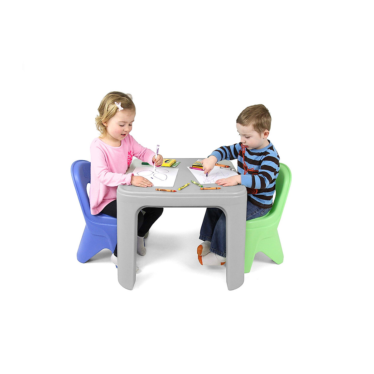 Simplay3 216080 Play Around Table and Chairs, Multi