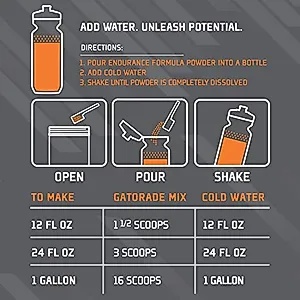 Gatorade Endurance Formula Powder, Orange, 32 Ounce (Pack of 1)