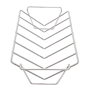 Char-Broil 1944364R04 Grill Plus Rib & Roast Rack, 4.5x13.75x4.39, Silver