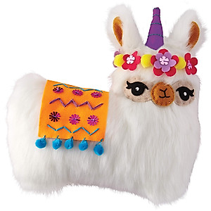 KLUTZ Sew Your Own Furry Llama Pillow Craft Kit Medium