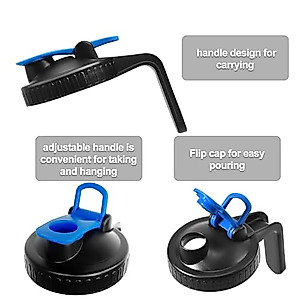 64 OZ Mason Jar Pitcher Wide Mouth, Glass Mason Jar Pitcher with Airtight Lid - 2 Quart Pitcher for Iced Tea, Cold Brew, Sun Tea, Juice, Coffee