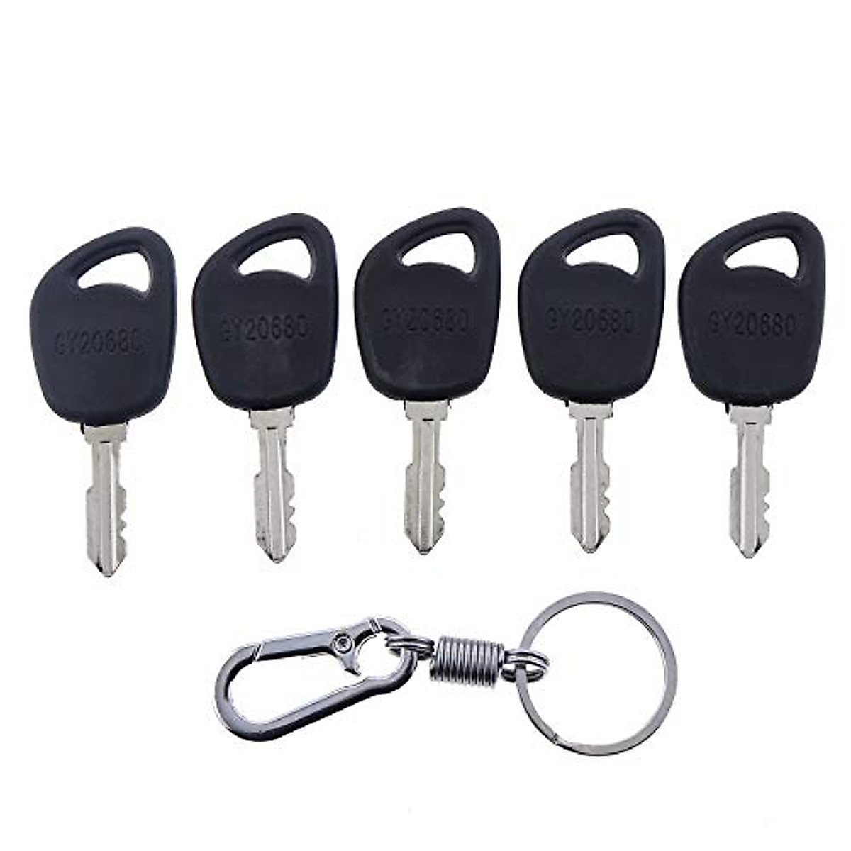 ZTUOAUMA 5X Ignition Key AM131946 AM135345 M153650 GY20680 GX24332 for John Deere D100 D105 D110 D120 D130 D140 D150 D155 D160 D170 AYP Husqvarna Poulan Roper Craftsman Lawn Mowers