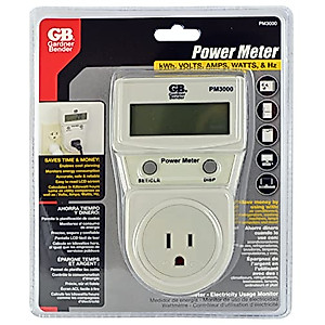 Gardner Bender PM3000 Energy Power Meter Monitor, Grey