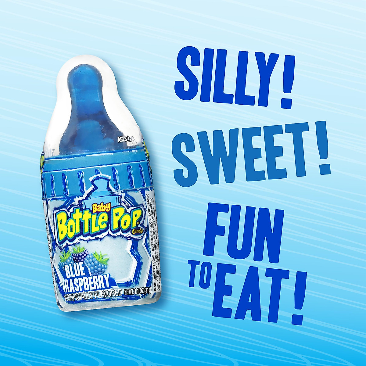 Baby Bottle Pop Valentine’s Day Bulk Variety Party Pack - 10 Count Individually Wrapped Lollipops W/ Powdered Sugar Dip In Assorted Fruity Flavors - Fun Valentine’s Hard Candy Gift For Valentine’s Day