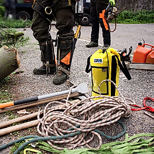 Rock-N-Rescue Grand Rope Bag with Drawstring Closure - Rock Climbing and Rescue Gear, Heavy Duty Waterproof Nylon Material, 400' of 1/2" Capacity, Large, Green