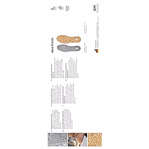 pedag Deo Fresh Natural Terry Cloth & Sisal Insoles, Handmade in Germany, Fully Washable, Perfect for Keeping Feet Dry and Fresh in The Summer, US W8 / EU 38, Grey, 3 Pair