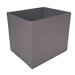 Ikea Dröna Storage Box Shelf Insert 33 x 38 x 33 cm (W x D x H) Grey Suitable for Kallax, Expedit, Besta, etc, Black