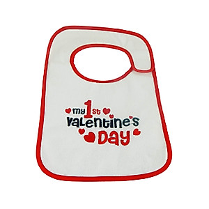 Hello Baby Wonder First Birthday, Valentine's Day, St. Patty's Day, Easter Bib Set - 4pk