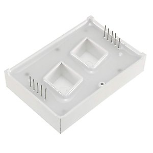 uxcell Common Anode 10 Pin 1 Bit 7 Segment Display 2.2 x 1.5 x 0.43 Inch 1.8" Red LED Display Digital Tube