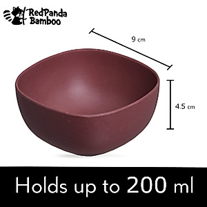 Mini bowls 8 piece set bamboo fiber snack bowls dipping sauces dessert bowls small bowls tiny bowl set