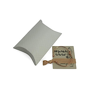 7 Rose Gold Bridesmaid Gift Bracelets Kit. "I Can't Tie The Knot Without You" Bridesmaid Cards & Gift Box. The Tie Knot Cuff or Heart Bracelet Gifts Is a perfect Proposal Idea & Bridal Party Gifts.