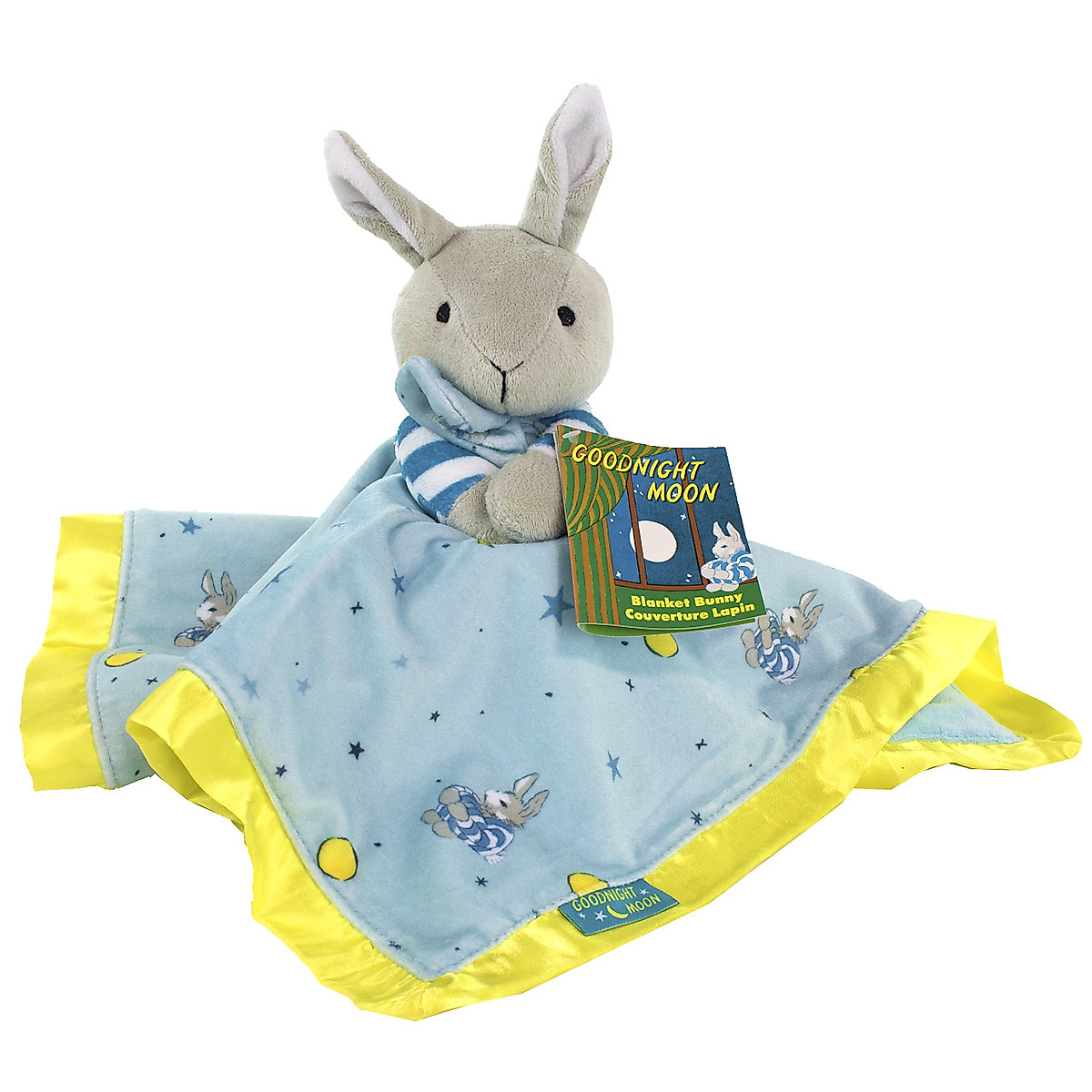 Goodnight Moon Bunny Plush Stuffed Animal Snuggler Lovey Security Blanket