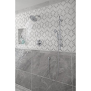 DELTA FAUCET T27897, Chrome Cassidy Traditional Monitor 17 Series Valve Trim with 3-Setting Integrated Diverter