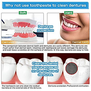 Ultrasonic Denture Cleaner, BlumWay Profession Retainer/Aligner/Mouth Guard Cleaner Machine, SUS304 Material 5 Minute Quick Cleaning