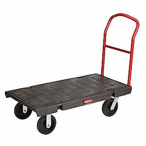 Rubbermaid Plastic Deck Platform Truck 36 x 24 2000 Lb. Capacity