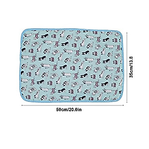 YOUTHINK Pet Warmer Pad, Comfortable Low Voltage USB Waterproof Washable Cartoon Cat Dog Electric Blanket Warm Green for Dogs Cats Pet Heating Warming Mat 35 * 50cm 45W